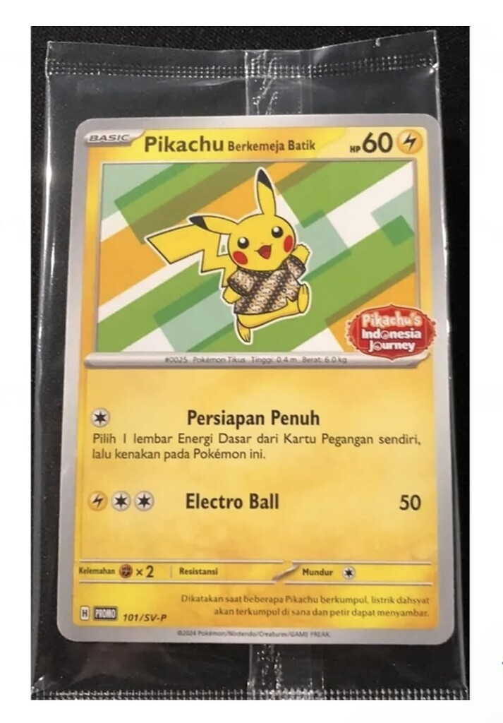 New Indonesian Pikachu "Berkemeja Batik" Promo - Exclusive Art - News & Links - Elite Fourum